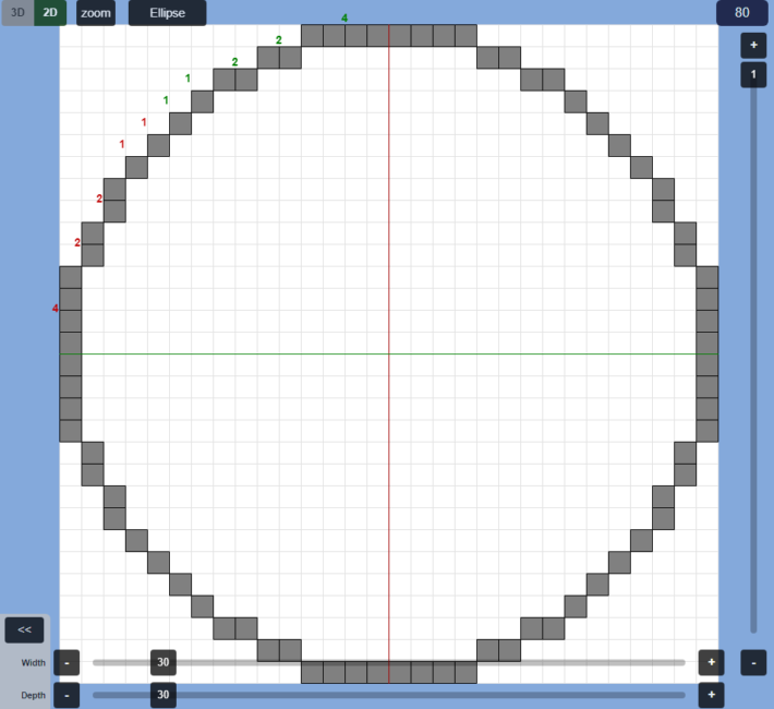 【マイクラ攻略】円や球体を作るのに便利なツール「Plotz Modeller」を紹介。ブロックの置き方がブラウザ上で分かる【統合版・Java版】 | ゲームを語るブログ