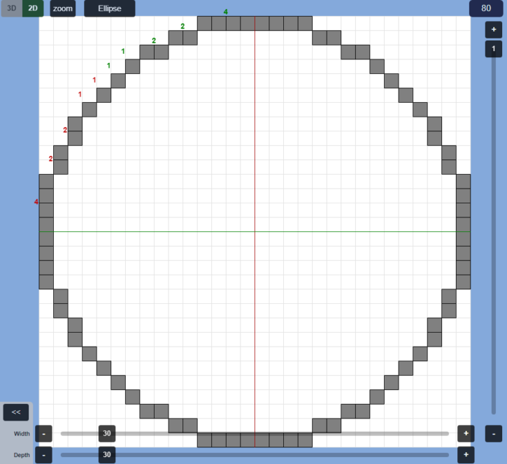【マイクラ攻略】円や球体を作るのに便利なツール「Plotz Modeller」を紹介。ブロックの置き方がブラウザ上で分かる【統合版・Java版】 | ゲームを語るブログ